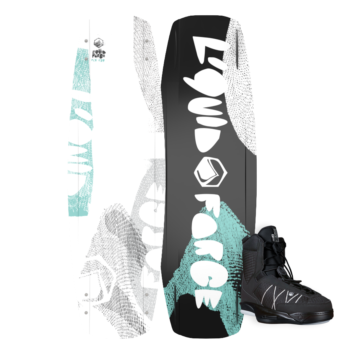 2025 Liquid Force FLX Wakeboard w/ Tao 6X Wakeboard Bindings – OneWake