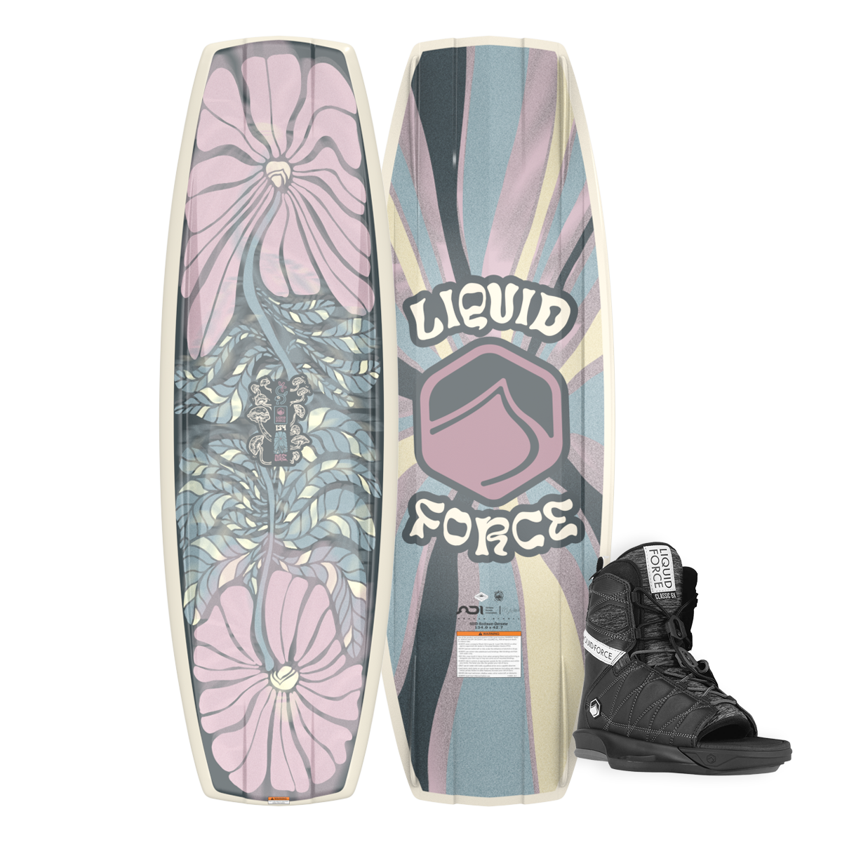 2025 Liquid Force ME w/ Classic 6X Wakeboard Bindings – OneWake