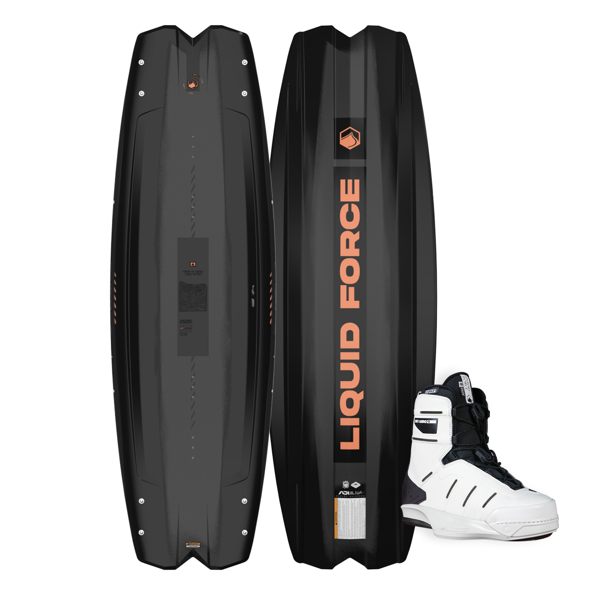 2025 Liquid Force Remedy Aero Wakeboard w/ Aero 6X Wakeboard Bindings ...