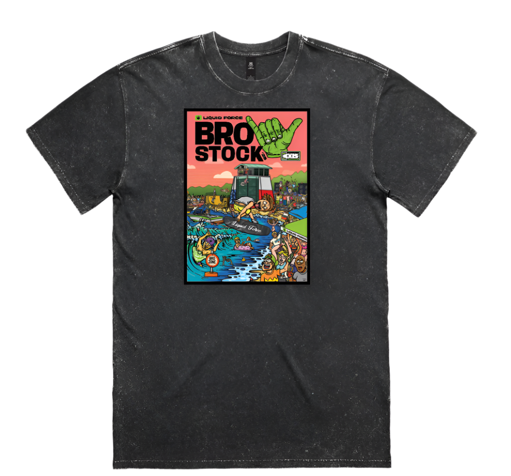 BROstock 2025 The Milo Tee - Stone Wash – OneWake