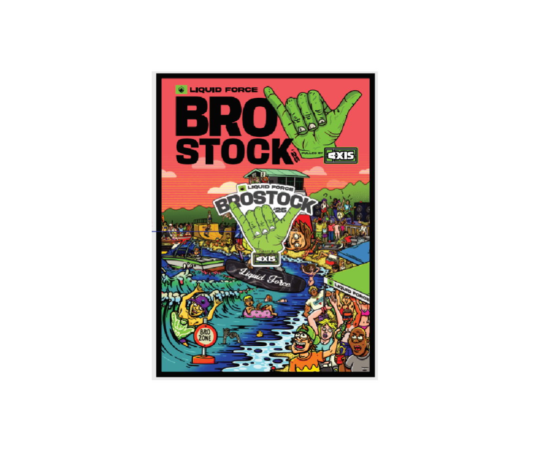 BROstock 2025 Official Enamel Pin – OneWake